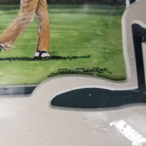 Gordon Wheeler | Art | Vintage Gordon Wheeler Golf Going For It Print ...